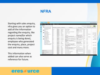 Eresource nfra boq management | PPT