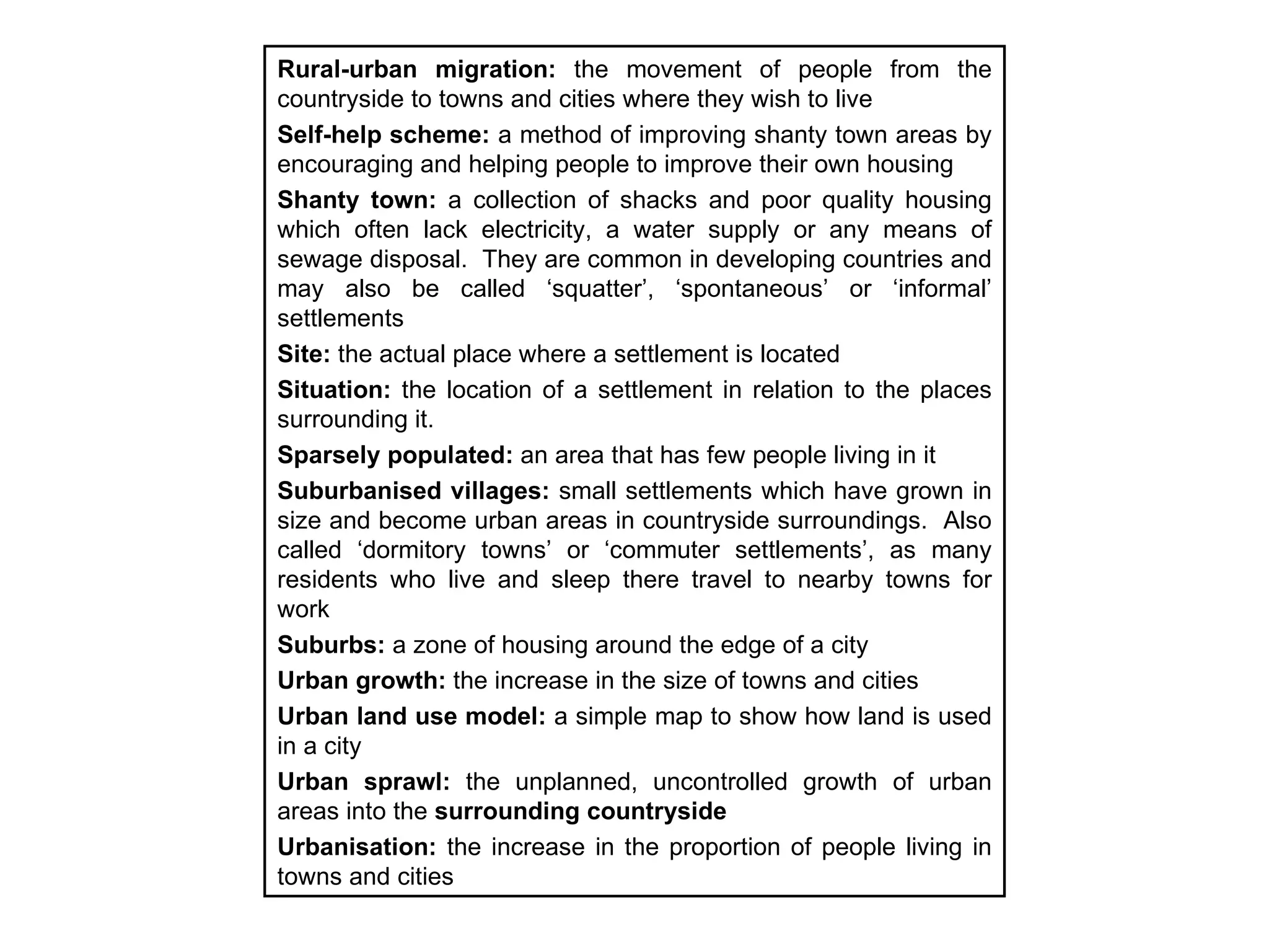Geography Revision Pack AQA/Edexcel | PPT