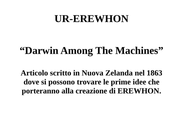 Erewhon | PDF