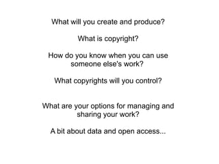 Copyright & your research | PPT