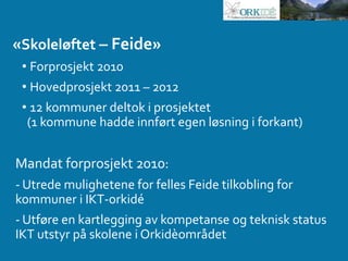 Erfaringsdeling ikt orkide | PPTX