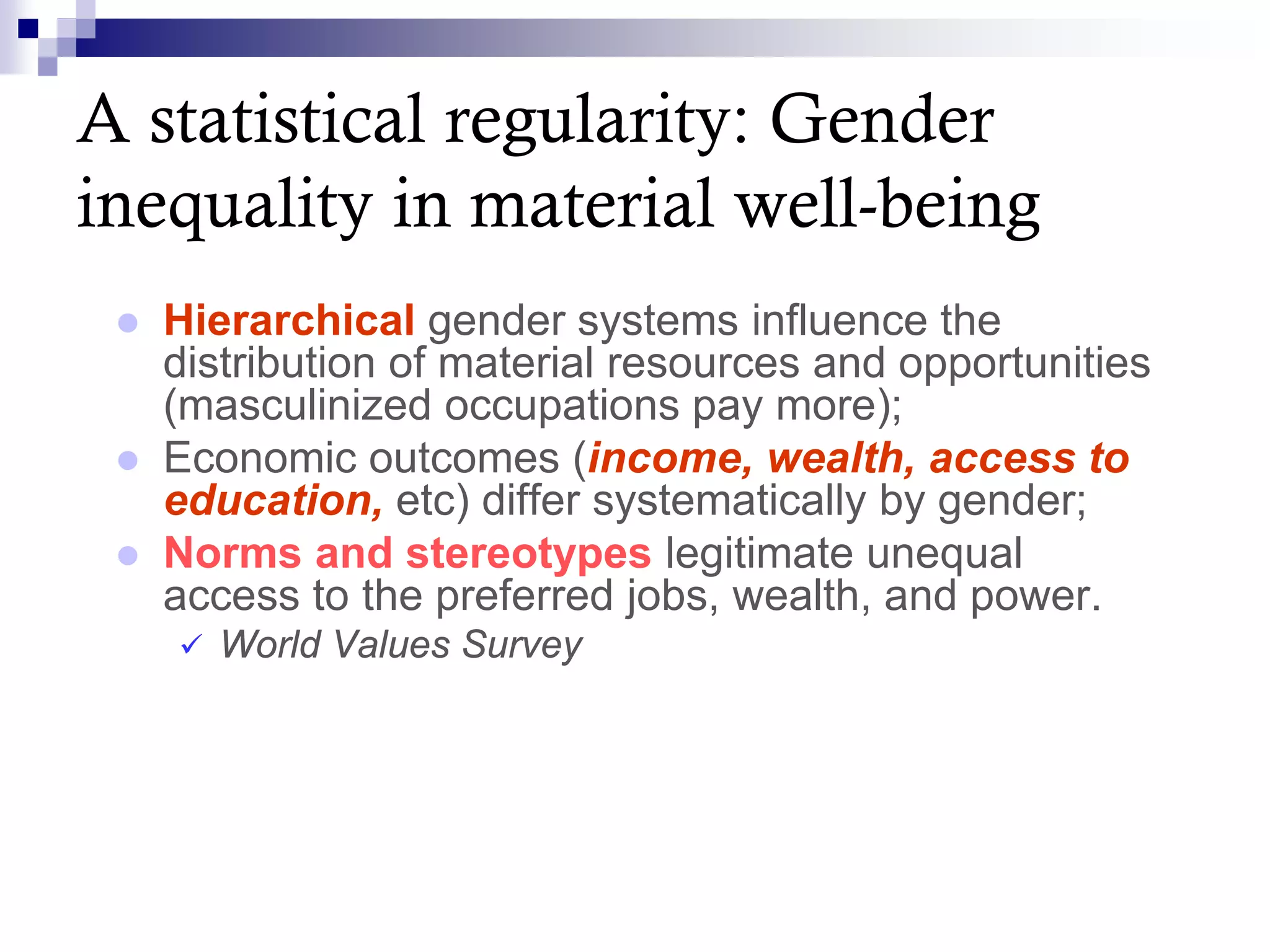 Gender equality matters for economic development and growth: Lessons ...
