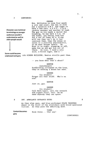 TV SCRIPT: ER | DOCX