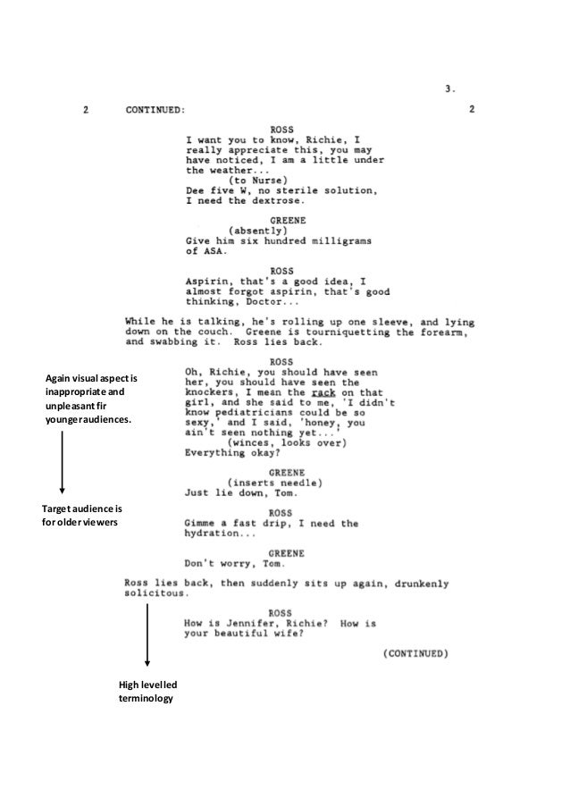 TV SCRIPT: ER