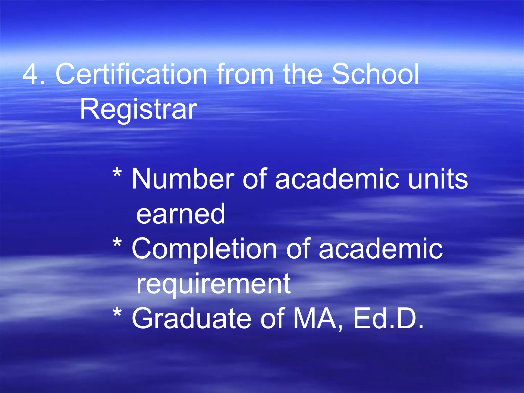 Equivalent Record Form Application Procedures | PPT | Professional ...