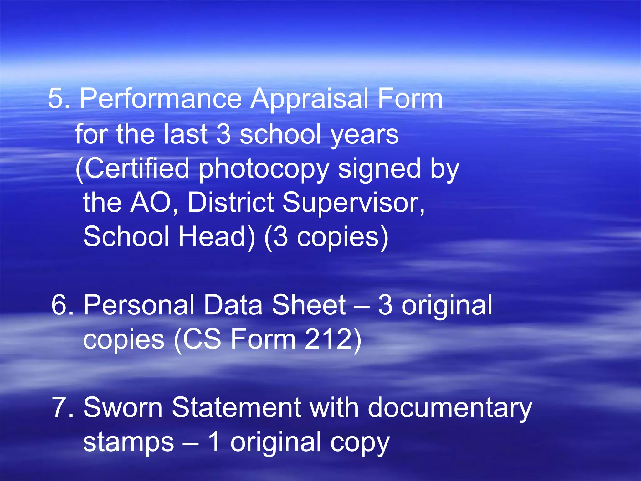 Equivalent Record Form Application Procedures | PPT