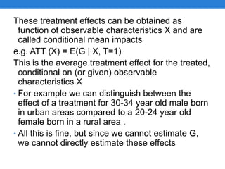 Causal Inference and Program Evaluation | PPT