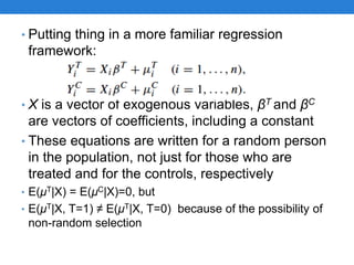 Causal Inference and Program Evaluation | PPT