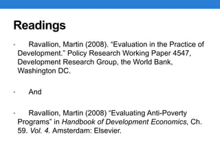 Causal Inference and Program Evaluation | PPT