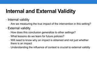Causal Inference and Program Evaluation | PPT