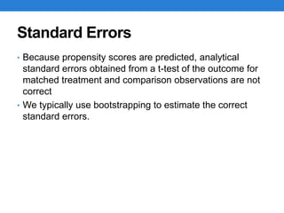 Propensity Score Matching Methods | PDF