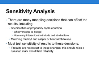 Propensity Score Matching Methods | PDF