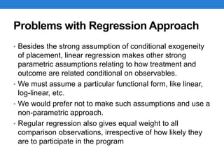 Propensity Score Matching Methods | PDF