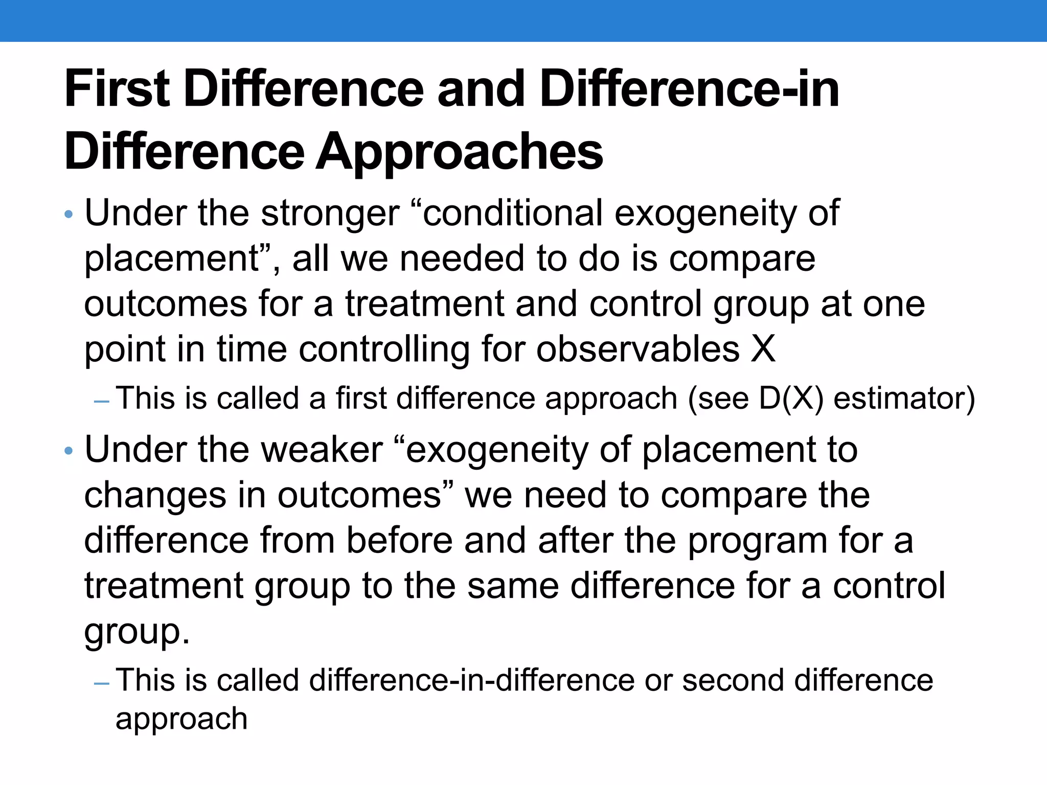 Difference-in-Difference Methods | PDF