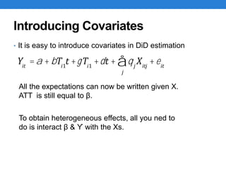 Difference-in-Difference Methods | PDF