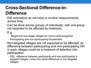 Difference-in-Difference Methods | PDF