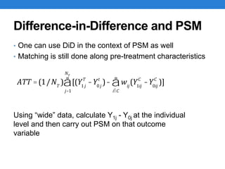 Difference-in-Difference Methods | PDF