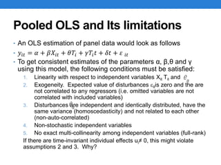 Panel Data Models | PDF