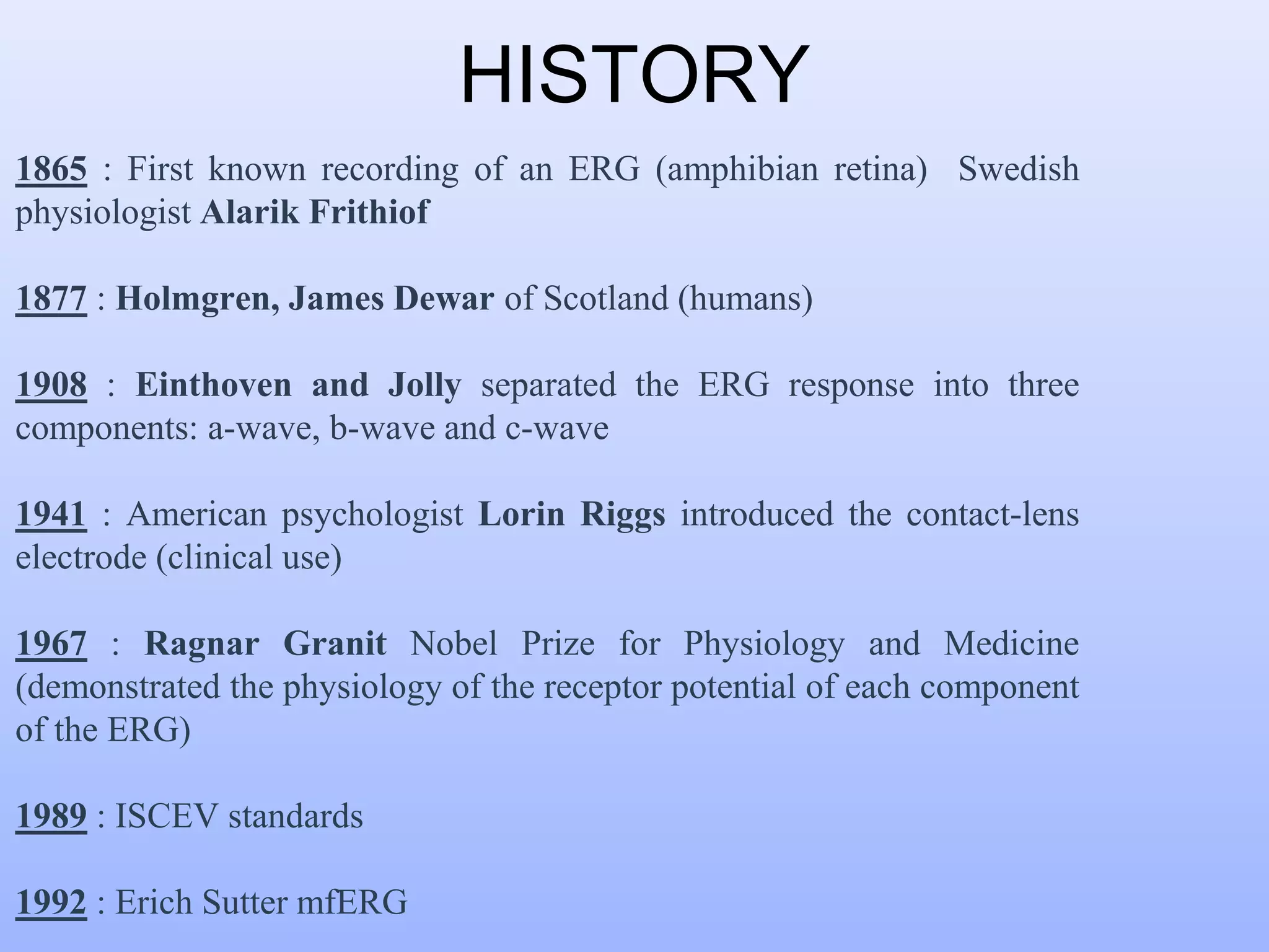 Electrophysiology (ERG and EOG) Simplified........ | PPTX