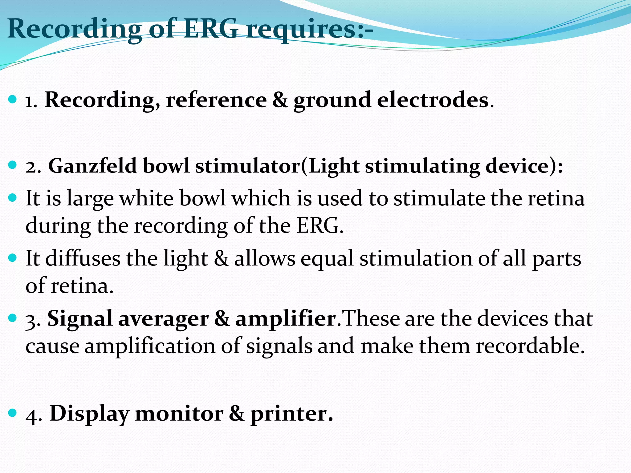 Erg and eog | PPTX | Eye and Vision Conditions | Diseases and Conditions
