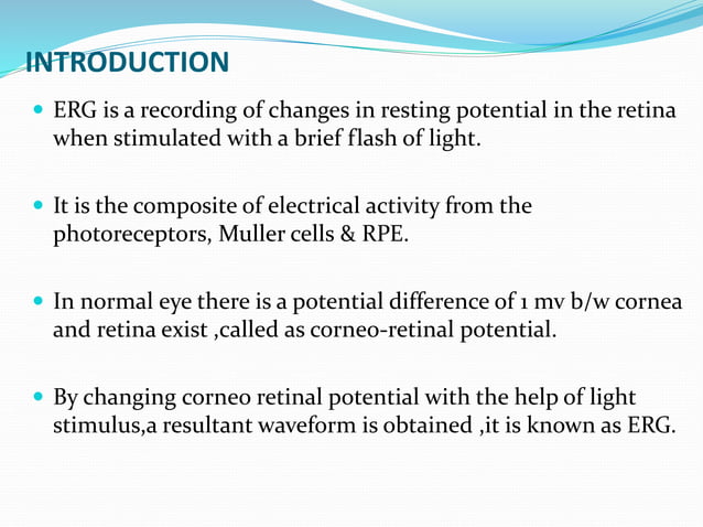 Erg and eog | PPTX | Eye and Vision Conditions | Diseases and Conditions