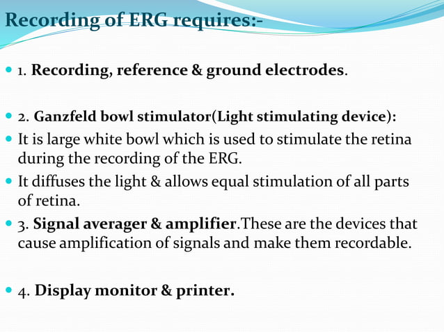 Erg and eog | PPTX | Eye and Vision Conditions | Diseases and Conditions