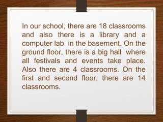 School Presentation | PPT
