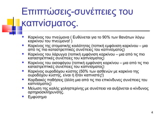 Εργασία για το κάπνισμα της Αλεξίου Αρχοντούλας | PPT