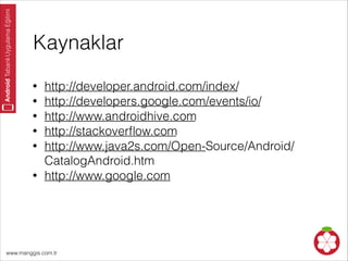Android Uygulama Geliştirme | PDF