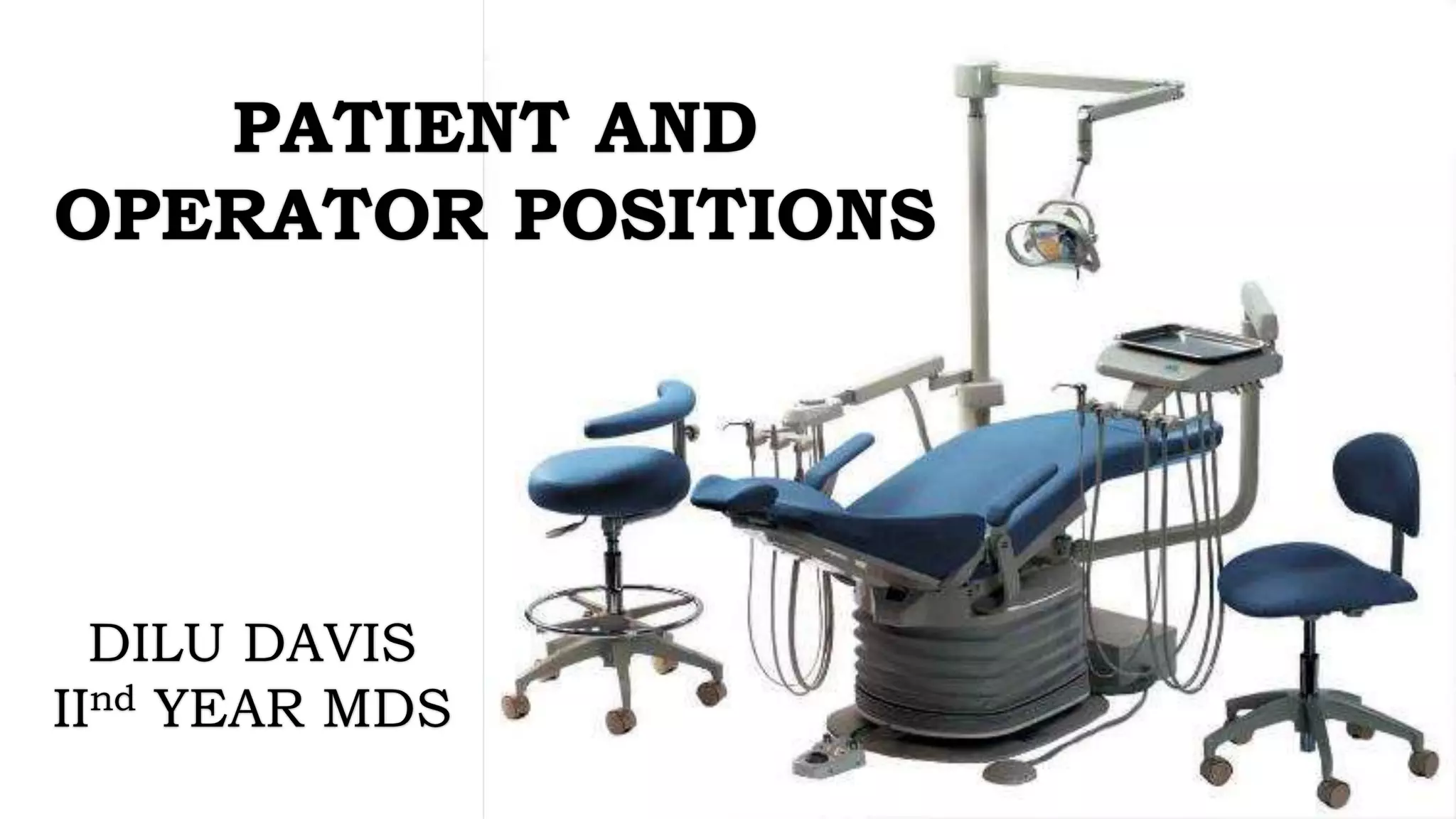 Ergonomics in Dentistry | PPTX