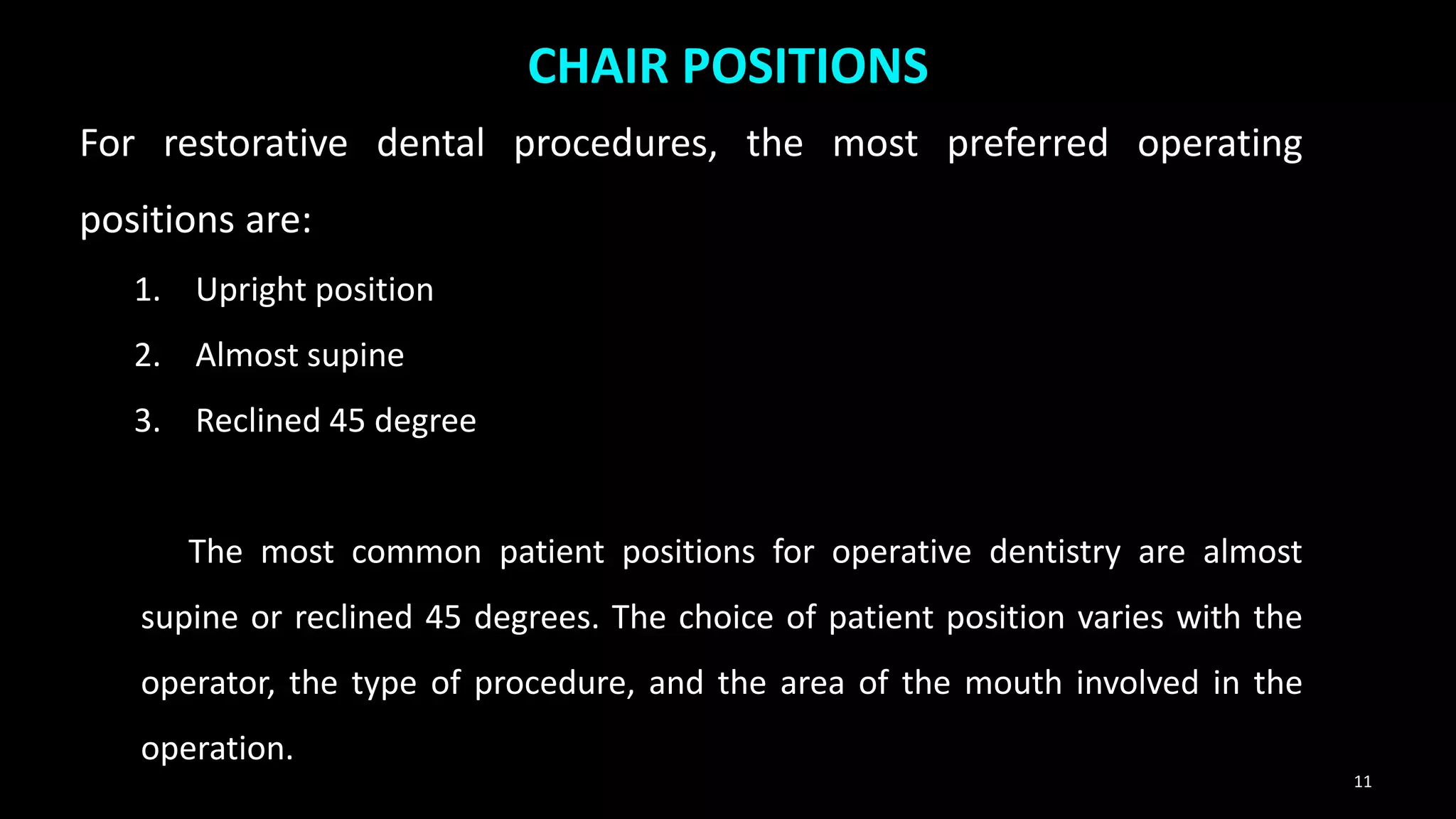 Ergonomics in Dentistry | PPTX