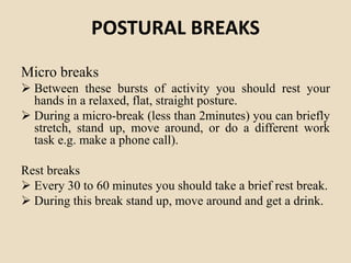 Ergonomics Workstation Self Ergonomic Assessment | PPTX