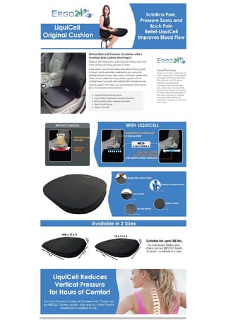 Ergo21 LiquiCell Original Seat Cushion for Back Pain, Sciatica.pdf