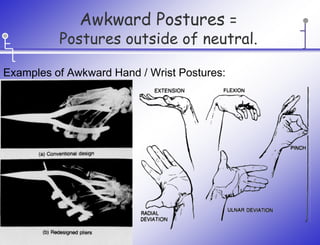 Ergo awareness training may 2016 | PPT