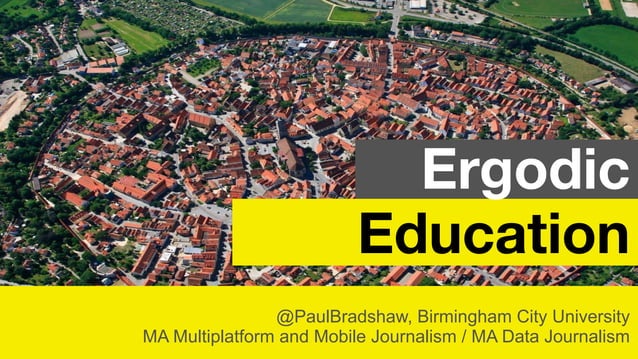 Ergodic education (online teaching and interactivity) | PDF | Technology & Computing