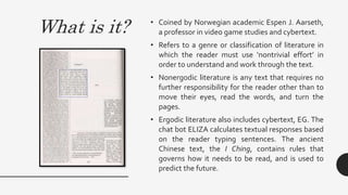 Ergodic Literature.pptx