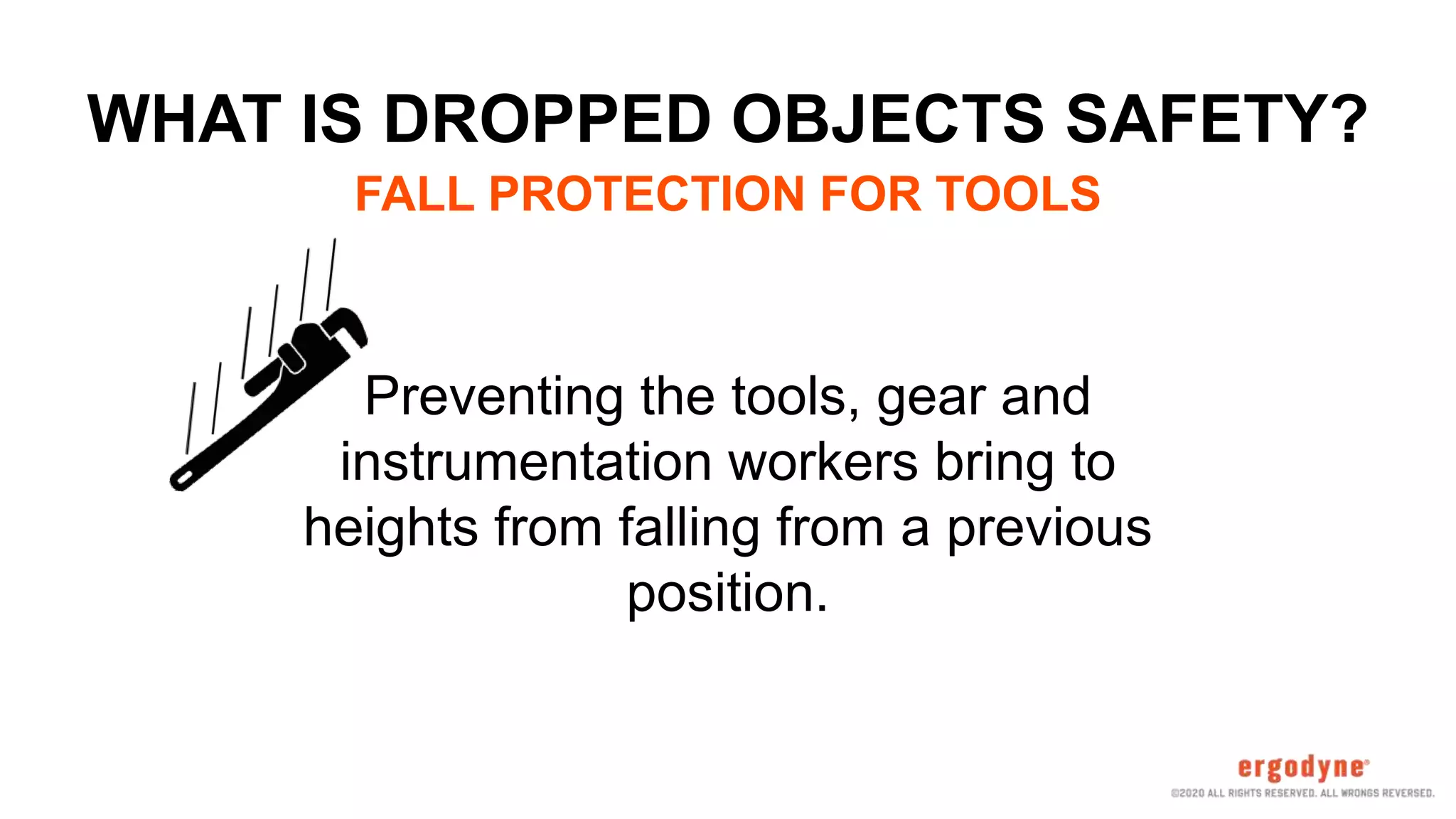 Coffee Break Safety: Dropped Objects | PPTX