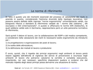 Ergonomia powered by Fomir | PPT