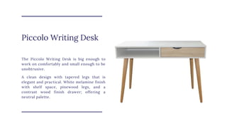 ErgoFurniture's multipurpose coffee desks | PPT