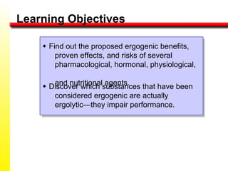 The Powerpoint About Ergogenic and aids. | PPT