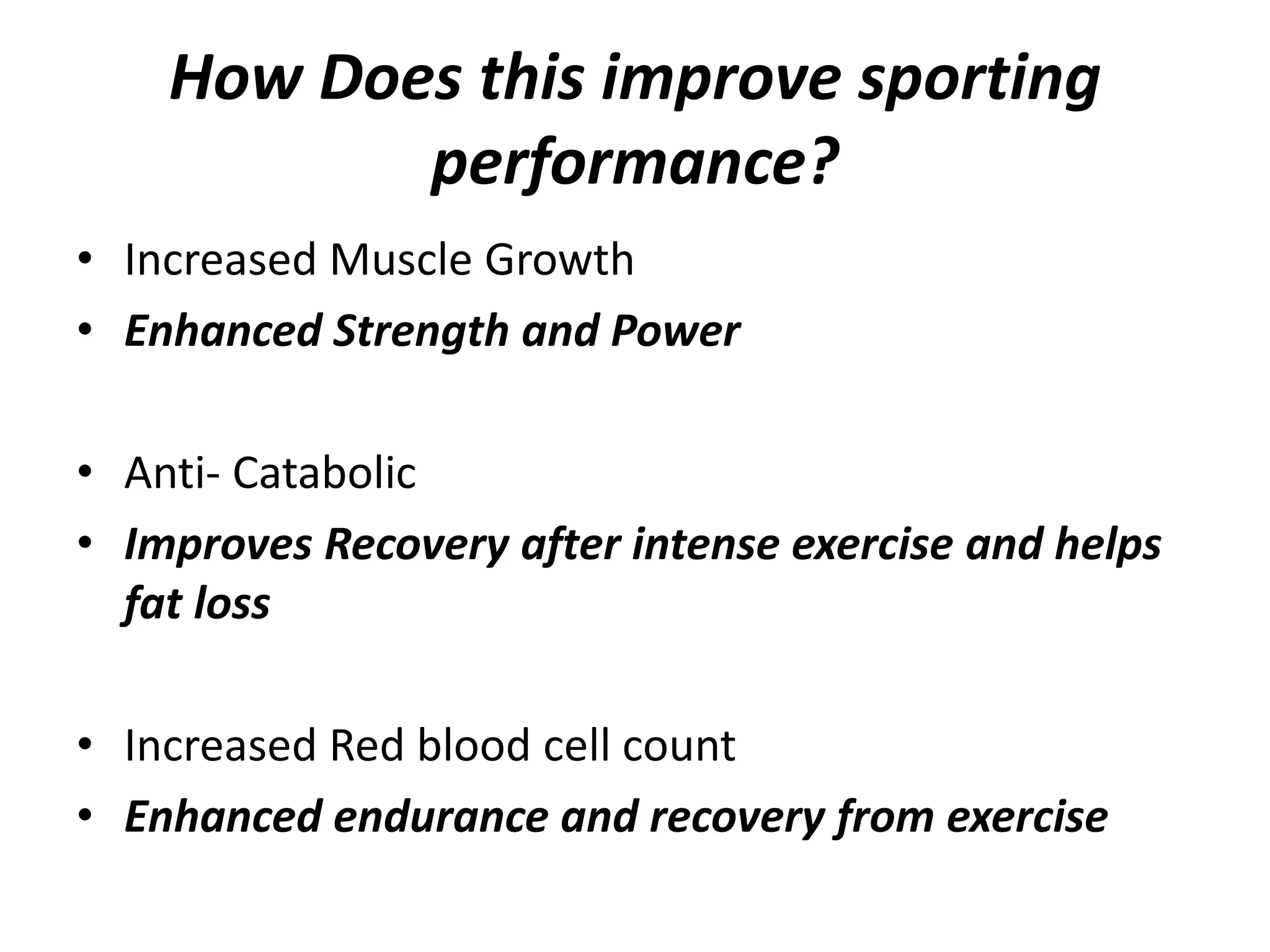 Ergogenic aids for exercise and sports performance | PPTX