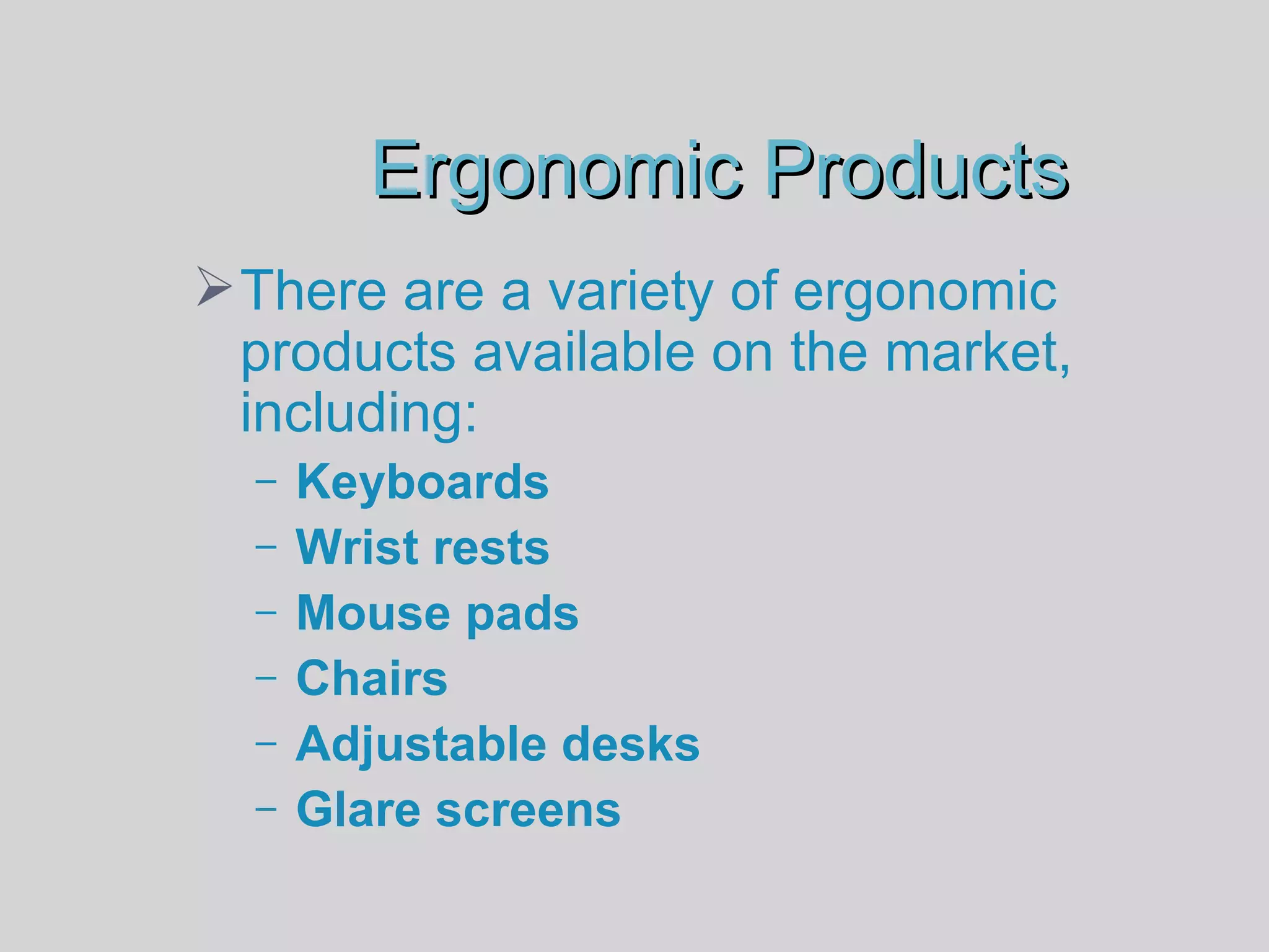 Ergonomic Safety Training | PPT