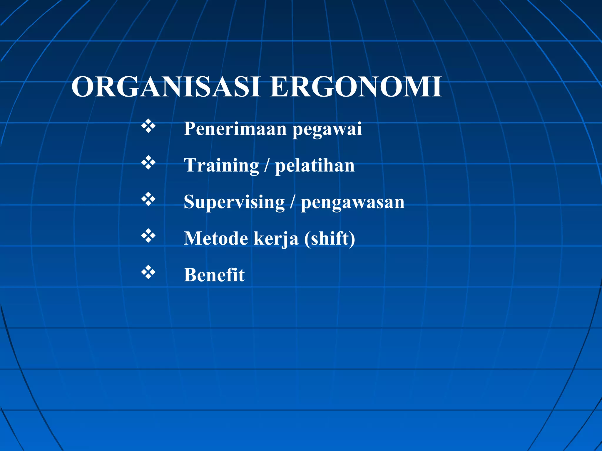 Ergonomi | PPT