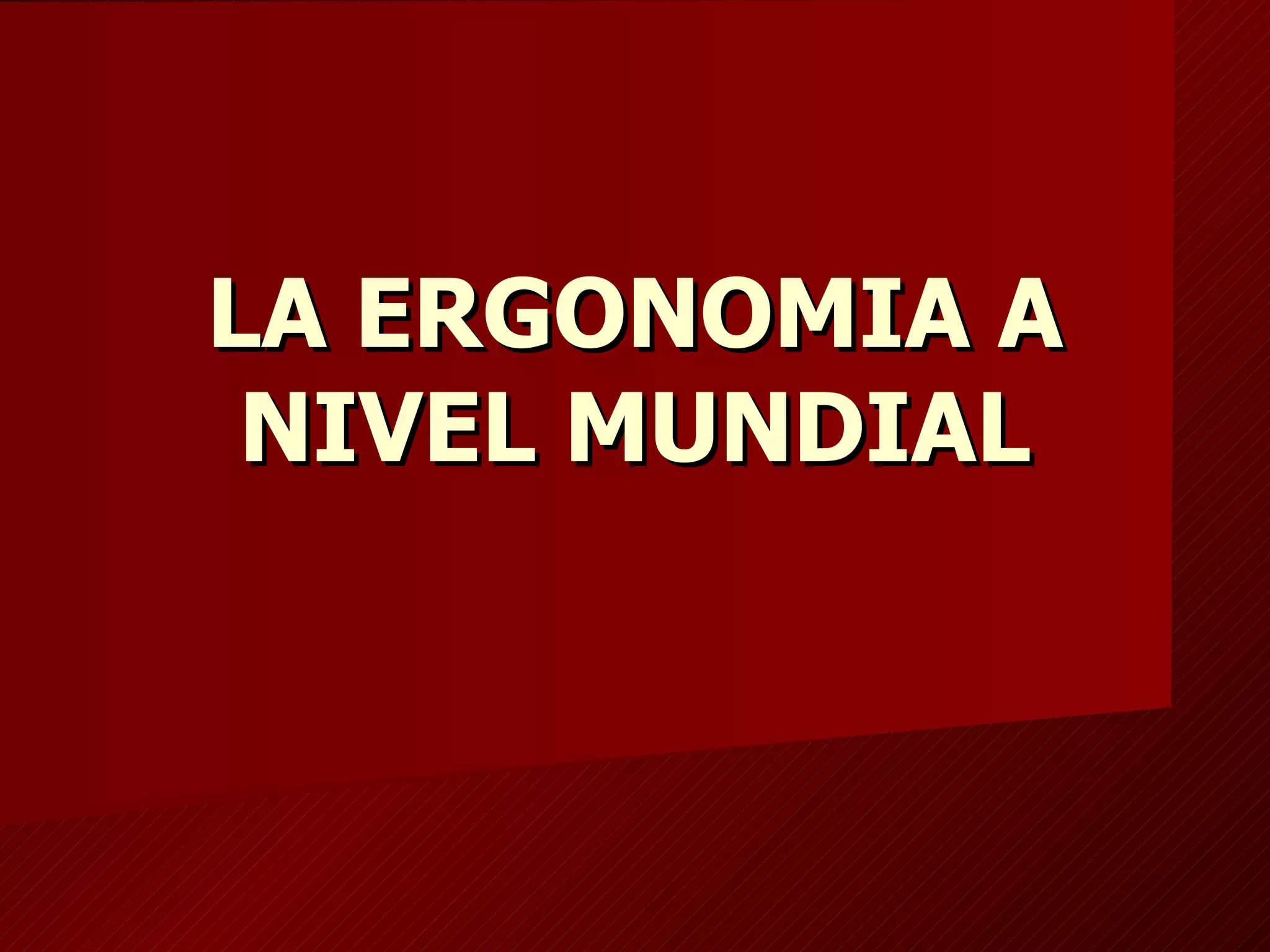 Ergonomia | PPT