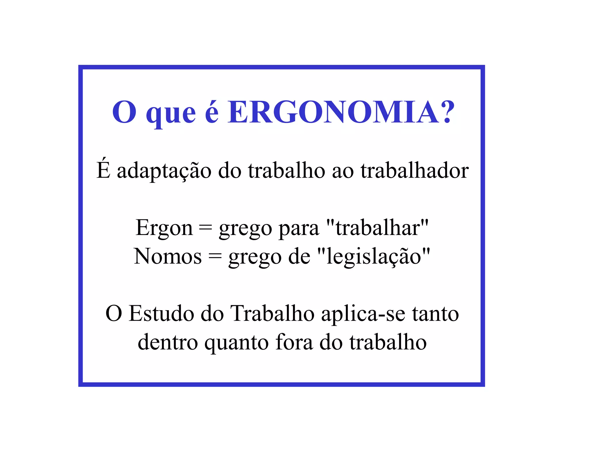 Ergonomia | PPT