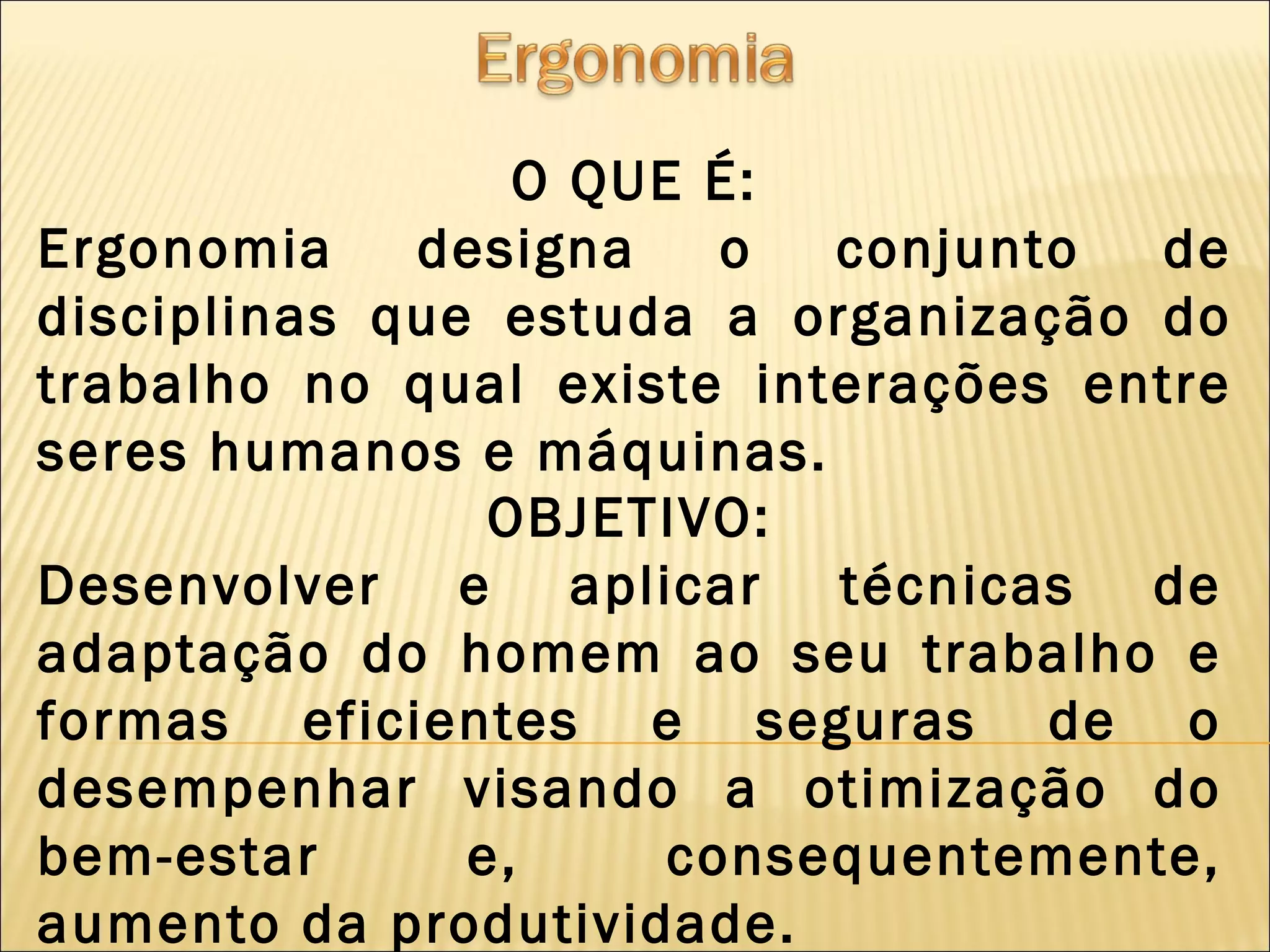 Ergonomia | PPT