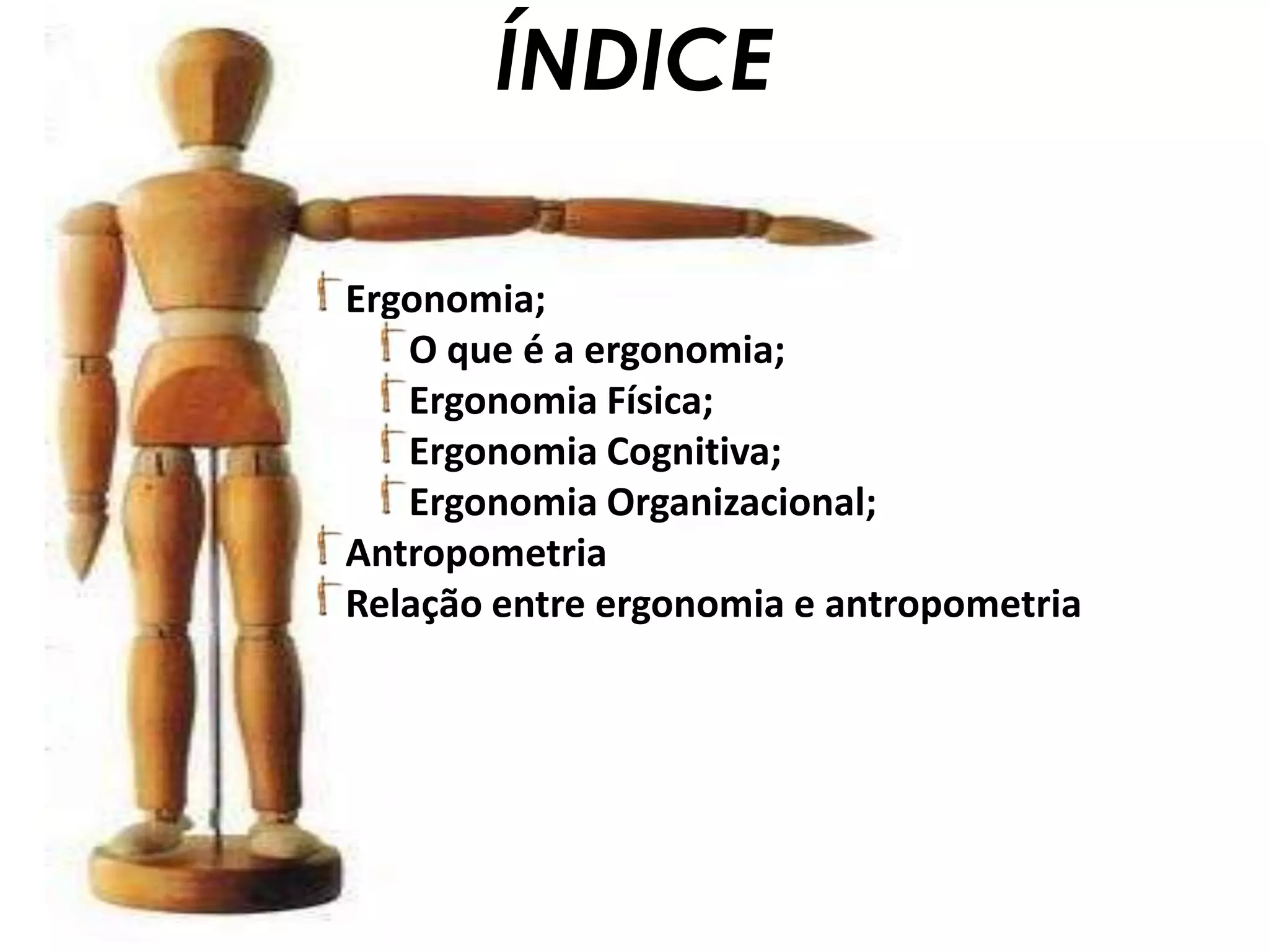 Ergonomia e Antropometria | PPTX