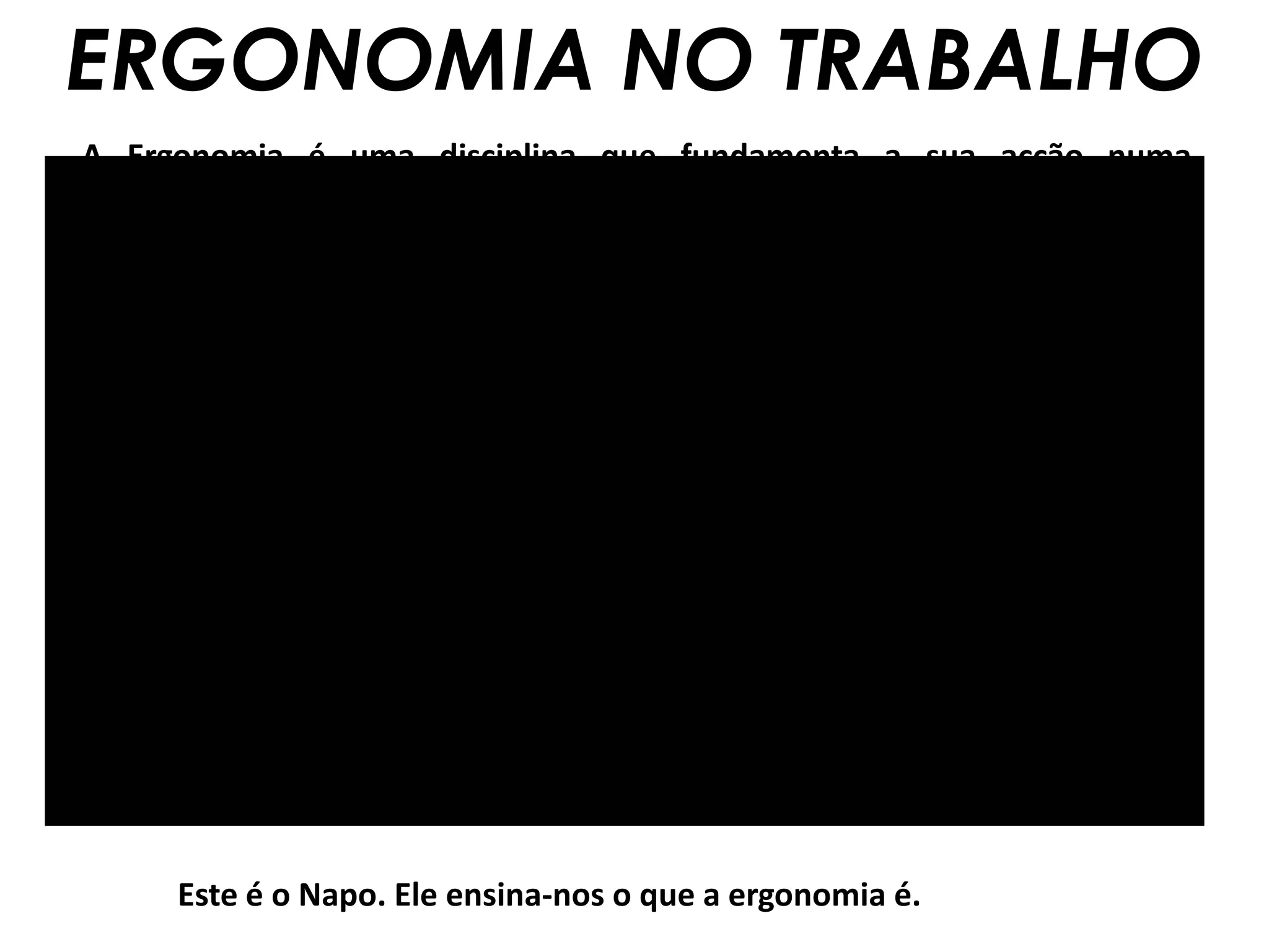 Ergonomia e Antropometria | PPTX