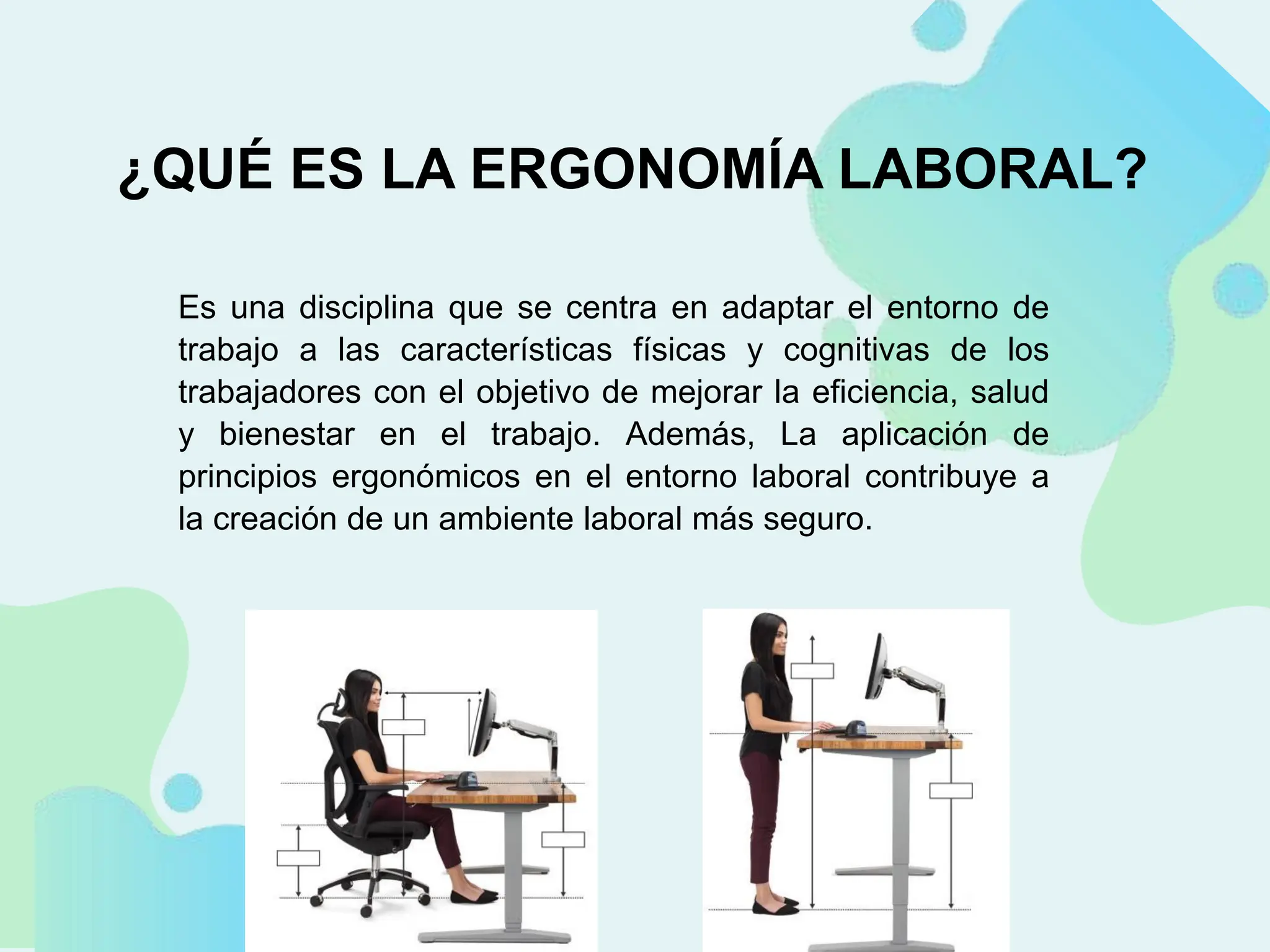 ERGONOMIA PRINCIPIOS BASICOS PARA SALUD OCUPACIONAL | PPT