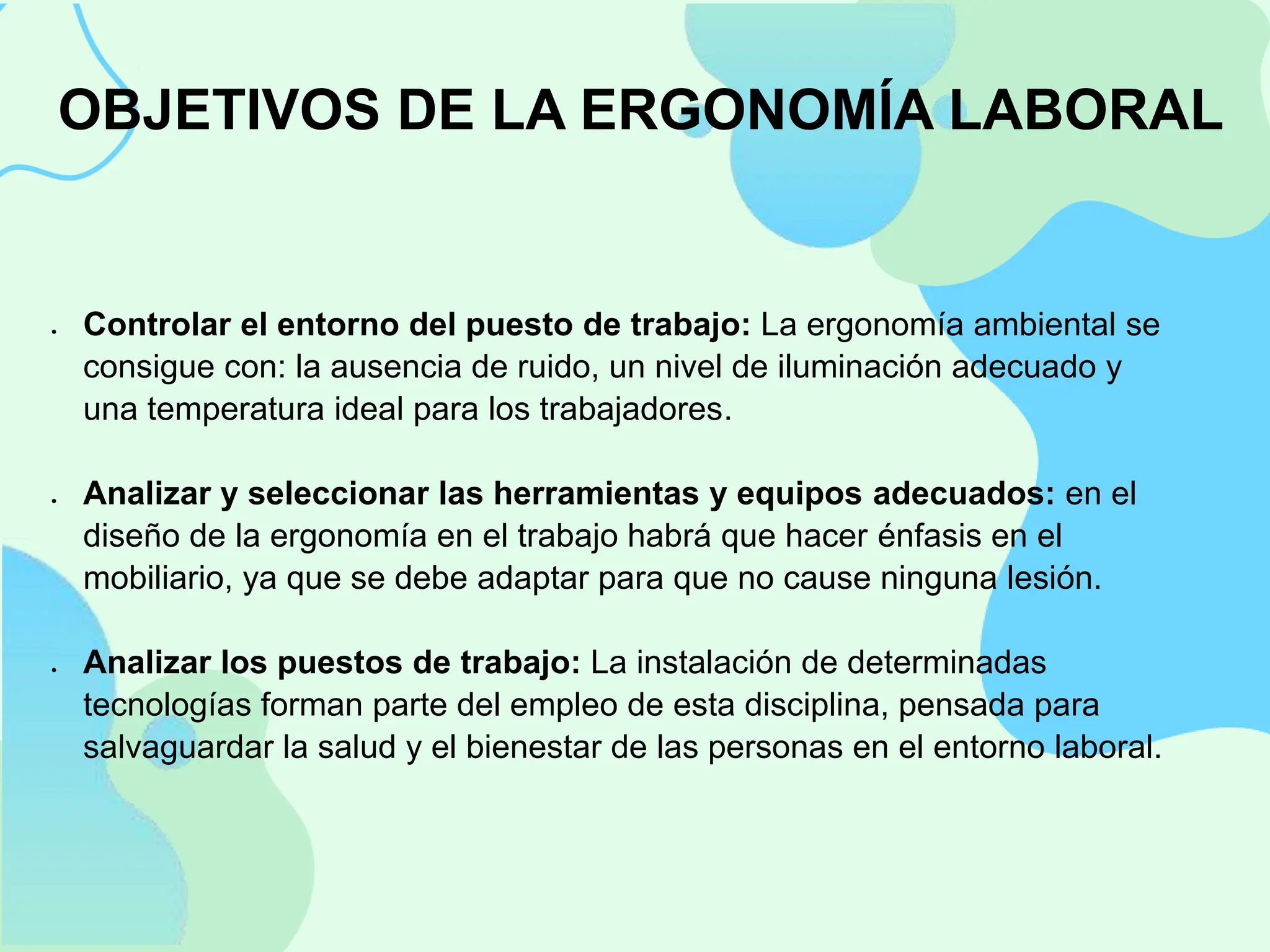 ERGONOMIA PRINCIPIOS BASICOS PARA SALUD OCUPACIONAL | PPT